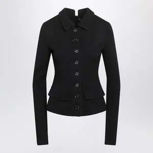 Dolce & Gabbana Single-breasted Wool Jacket - Black