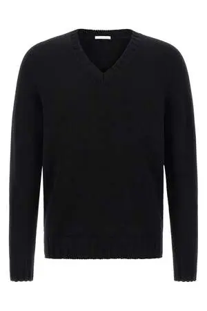 OLIVER LATTUGHI Cashmere V-neck Sweater - Black