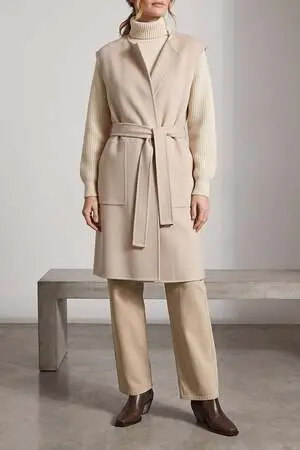 Agnona Belted Cashmere Vest