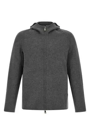 GIORGIO BRATO Hooded Jacket - Gray