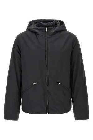 Undercover Hooded Jacket With 'cindy Sherman' Print - Black