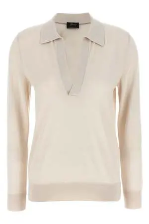 Brioni Polo 'knit Polo Woman - Beige