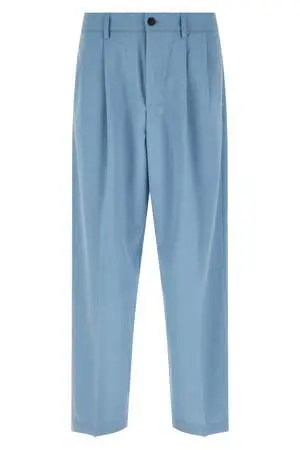 DEPARTMENT 5 Pleated Front Trousers - Light Blue