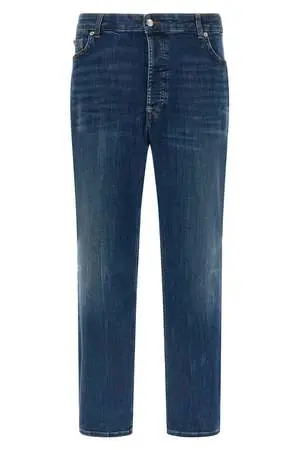 DEPARTMENT 5 Jeans With Logo Patch - Blue