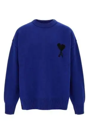 AMI Paris De Coeur' Sweater - Blue