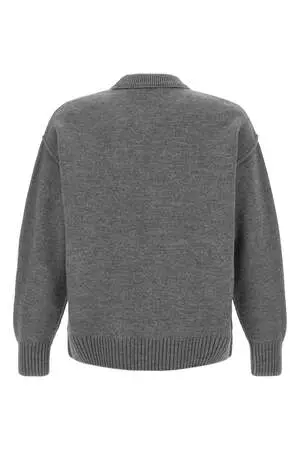 AMI Paris Grey De Coeur' Sweater