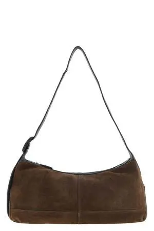 AMI Paris Small 'etienne' Shoulder Bag - Brown