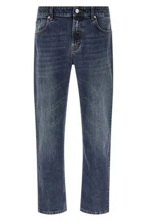 DEPARTMENT 5 Jeans With Back Logo Patch - Blue