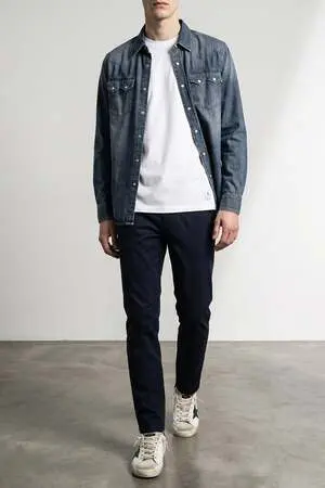 DEPARTMENT 5 Chino Trousers With Signature Logo Patch