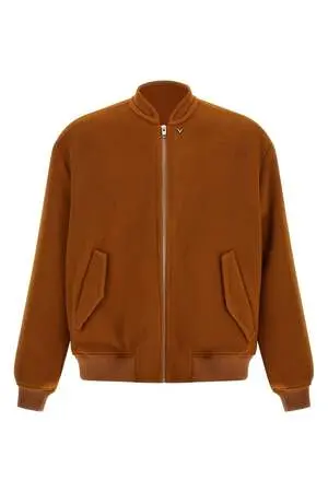 Valentino Garavani Vlogo' Bomber Jacket - Orange