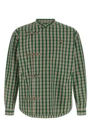 Undercover Shirt With Asymmetrical Closure - Green