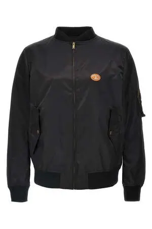 Valentino Garavani Vlogo Signature' Jacket - Black