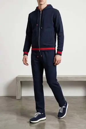 Kiton Sneaker With Technical Knit Upper
