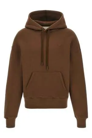 AMI Paris De Caur Hoodie - Brown