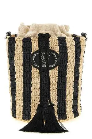 Valentino Garavani Raffia Small' Bucket Bag