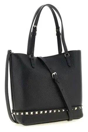 Valentino Garavani Tote Bag With Platinum-finish Studs