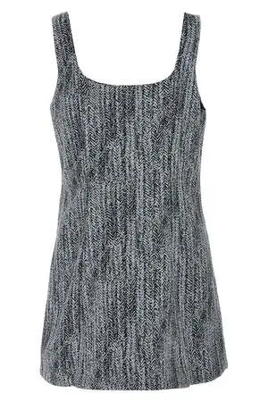 GANNI Dress 'cotton Tweed Mini Dress