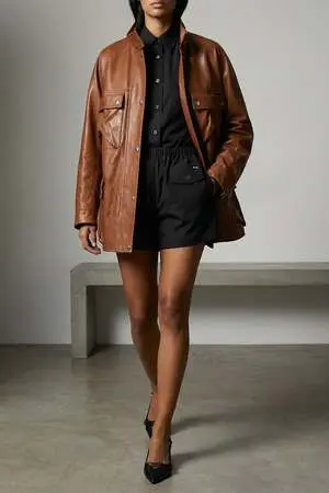 Prada Leather Pumps With Asymmetrical Strap