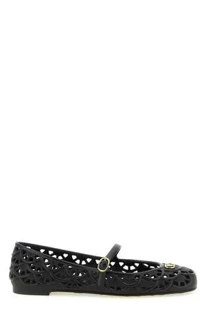 Valentino Garavani 'ondette' Ballerinas Black