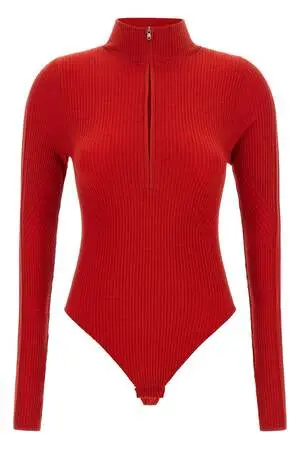 Perfect Moment Stardust Bodysuit - Red