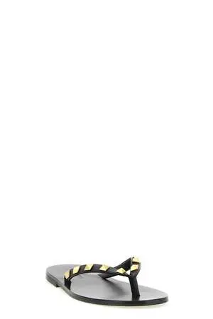 Valentino Garavani Thong Sandals With Rockstud Detailing