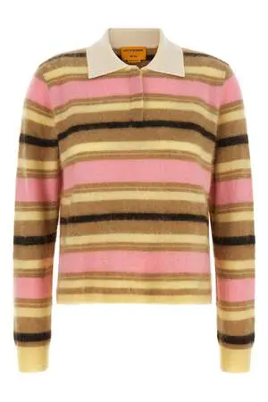 Guest In Residence Grizzly Cropped Rugby Polo