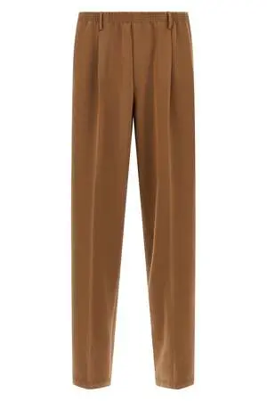CELLAR DOOR Ezio Technical Blend Trousers - Brown