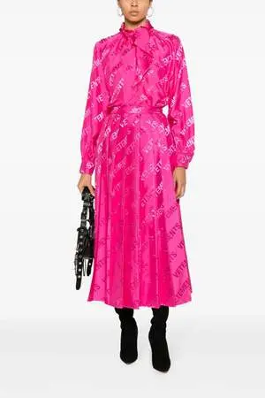 Vetements Monogram Scarf' Blouse