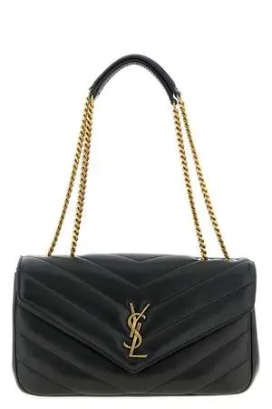 Saint Laurent Loulou Medium Shoulder Bag - Black