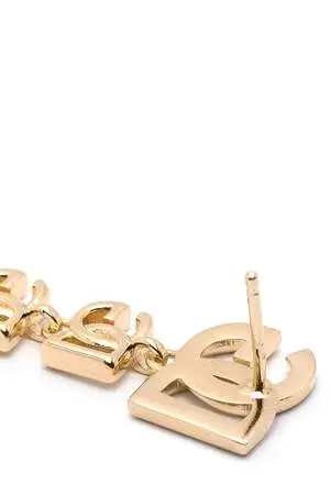 Dolce & Gabbana Drop Earring With Dg Logo
