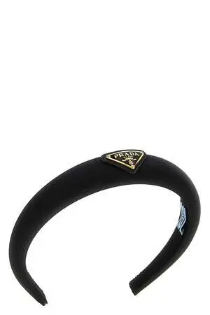 Prada Headband Re-nylon Triangle Logo