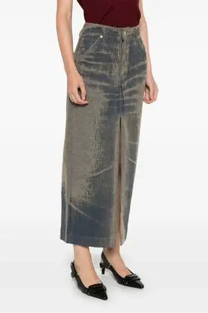 DARKPARK Erika' Jacquard Denim Skirt
