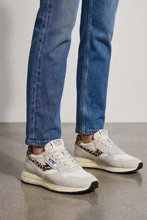 AUTRY Reelwind Low Sneaker With Animalier Details