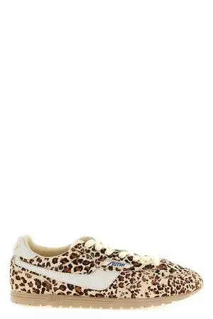 AUTRY Windspin Low Animalier Leather Sneakers - Multi