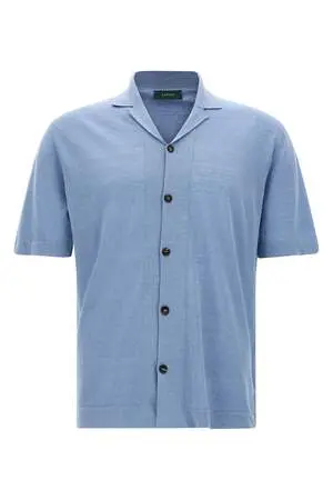 ZANONE Rever' Shirt - Light Blue