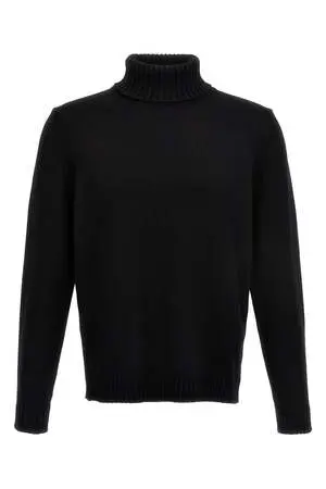 ZANONE Dolce Vita' Turtleneck Sweater - Black