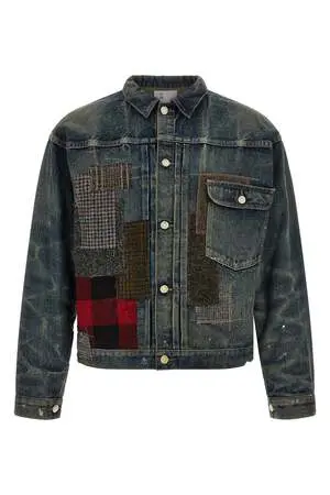 Junya Watanabe Patchwork Denim Jacket - Blue