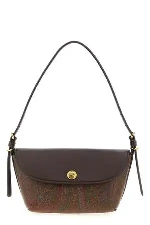 Etro Shoulder Bag With Pegaso Plaque - Multi