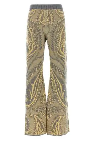 Etro Jacquard Flared Trousers