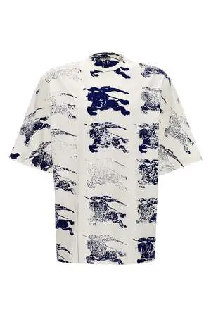 Burberry Equestrian Knight Design' T-shirt - Multi