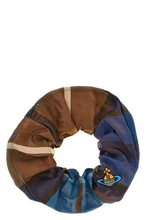 VIVIENNE WESTWOOD Small 'fraser' Tartan Hair Scrunchie - Multi