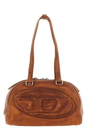 DIESEL® 1dr Dome Soft Shoulder Bag - Brown