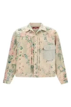 Junya Watanabe Floral Jacquard Casual Jacket - Multi