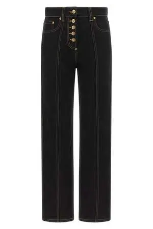 Versace High-rise Denim Jeans - Black