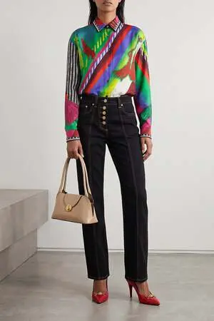 Versace High-rise Denim Jeans