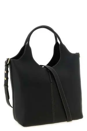 TOD'S Small Metal Plate Shopping Bag
