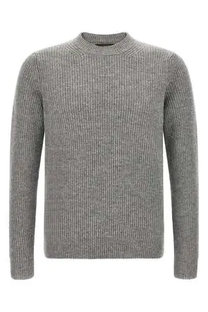 ZANONE Ribbed Sweater - Gray