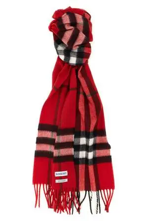 Burberry Cashmere Check Scarf