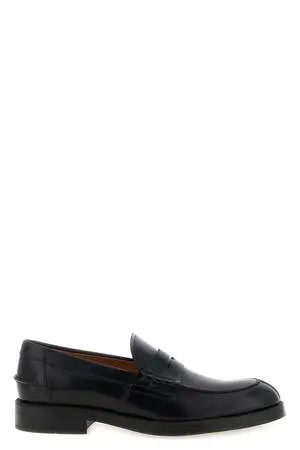 TOD'S Leather Loafers - Black