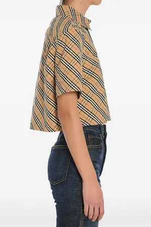 Burberry Shirt 'b Shield Check